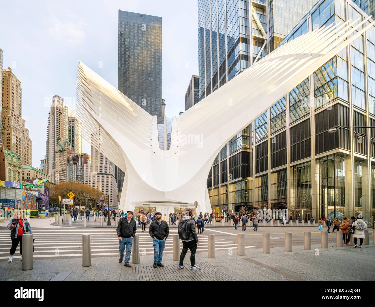 Oculus World Trade Center Station located at the 9/11 Ground Zero ...