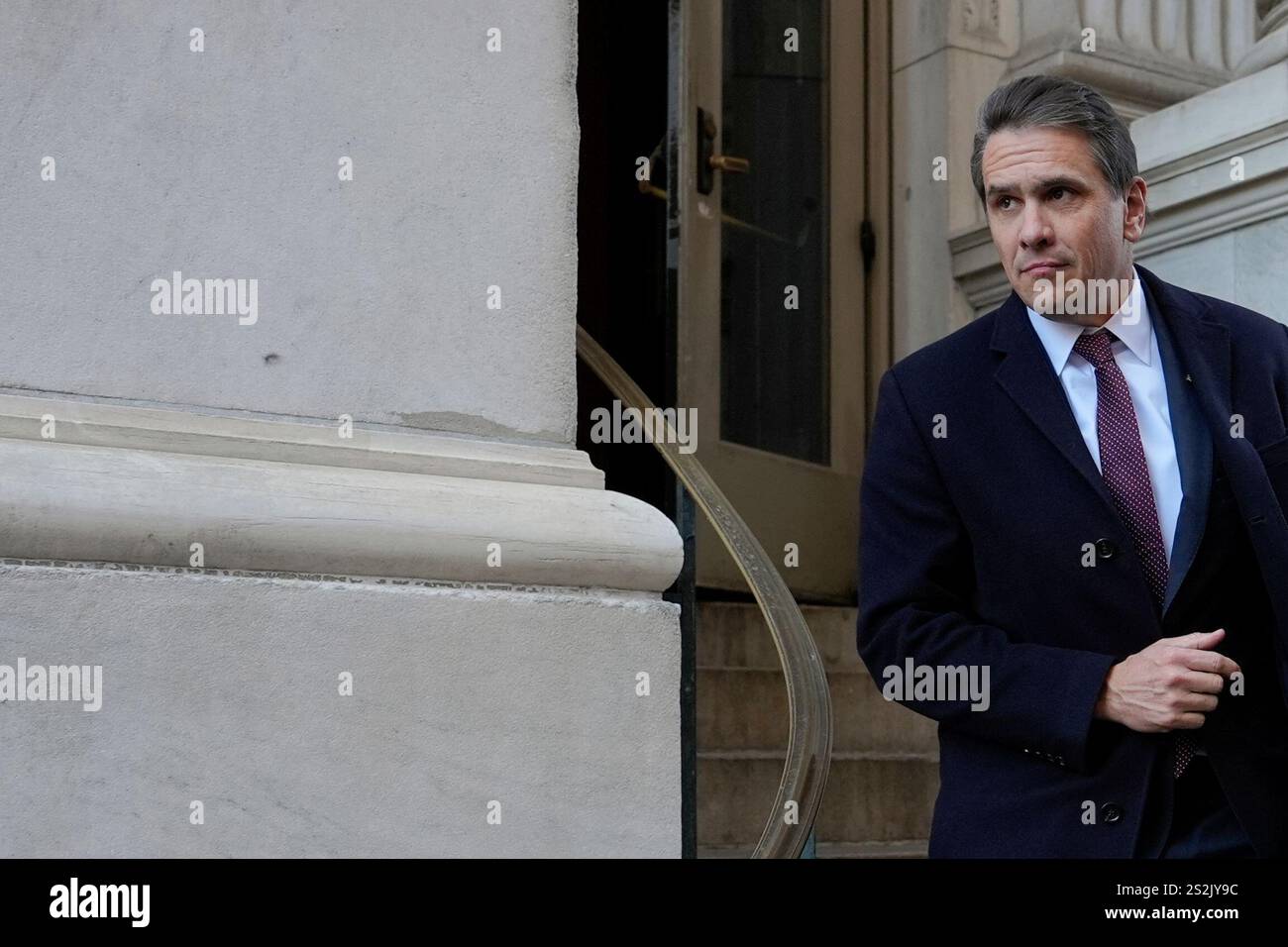 Todd Blanche, attorney for President-elect Donald Trump departs court ...