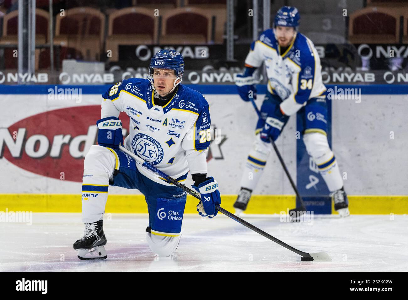 250107 Leksands Patrik Norén inför ishockeymatchen i SHL mellan Luleå ...