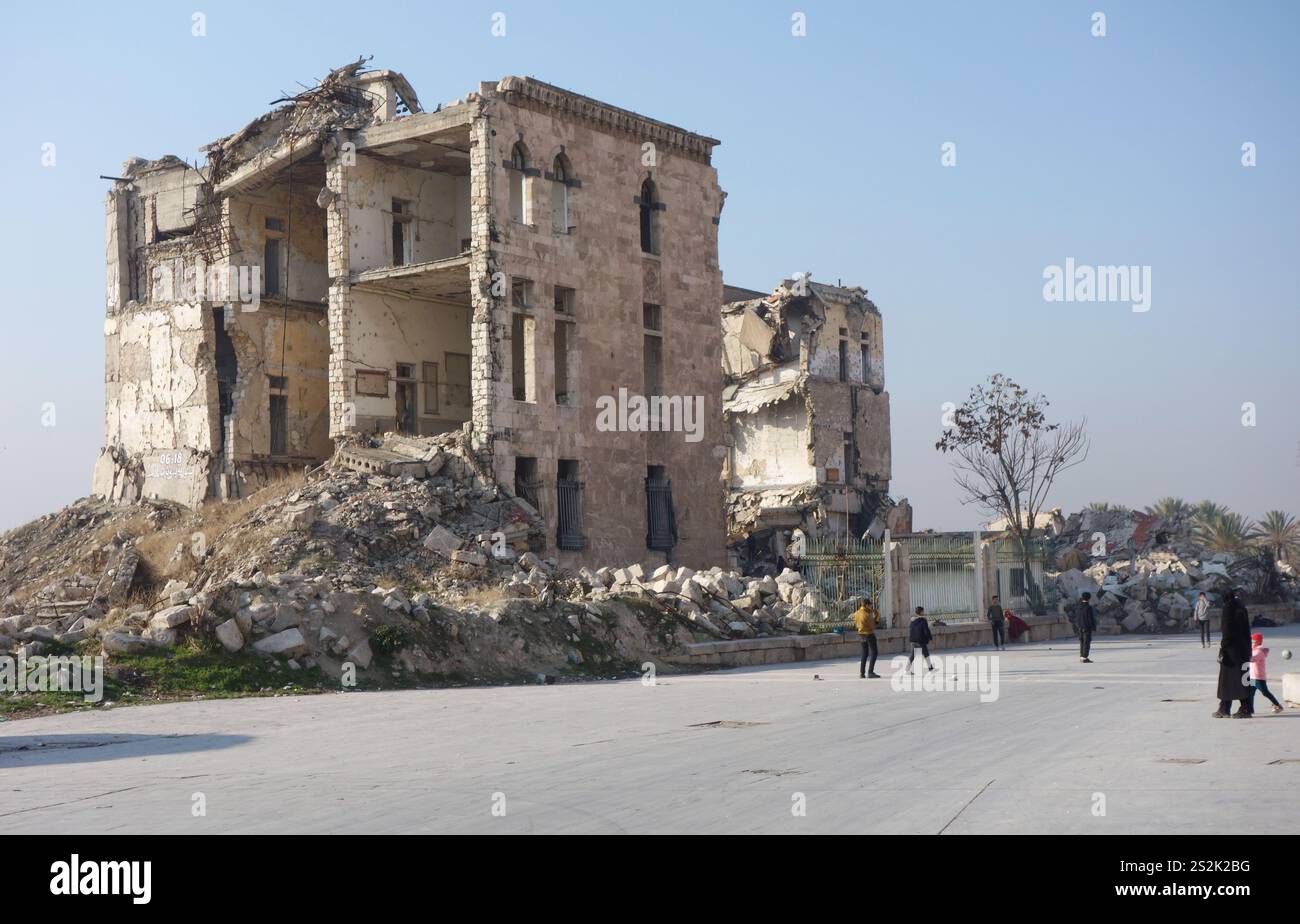 Halep Aleppo, Syria. 07th Jan, 2025. Daily life in Aleppo, Syria, on ...