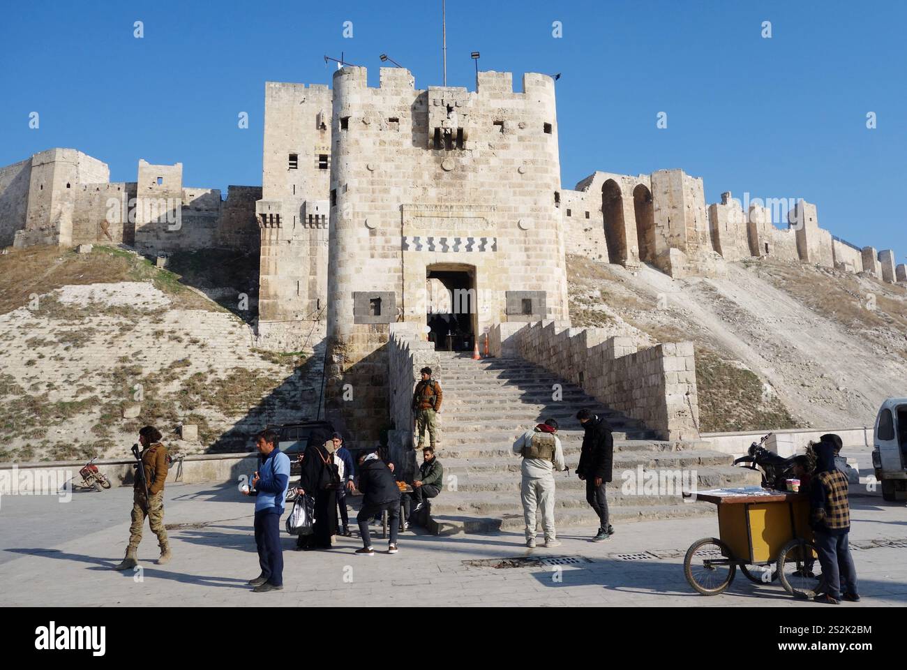Halep Aleppo, Syria. 07th Jan, 2025. Daily life in Aleppo, Syria, on ...