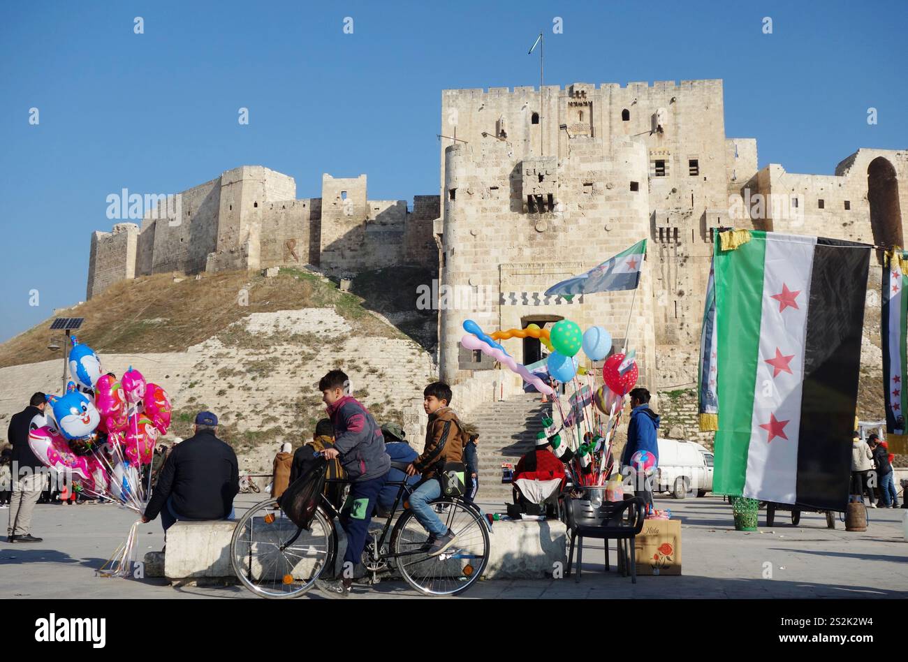 Halep Aleppo, Syria. 07th Jan, 2025. Daily life in Aleppo, Syria, on ...