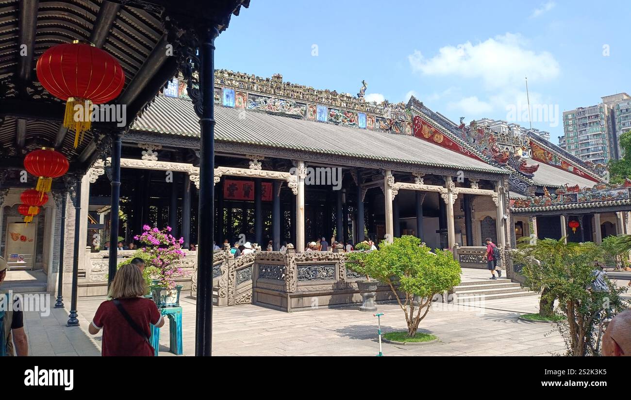 Canton, China - 21st October 2024: Chen Clan Ancestral Hall in Canton ...