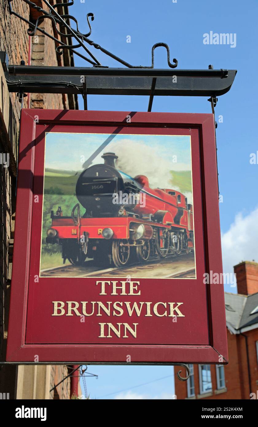 The Brunswick Inn at Derby Stock Photo - Alamy