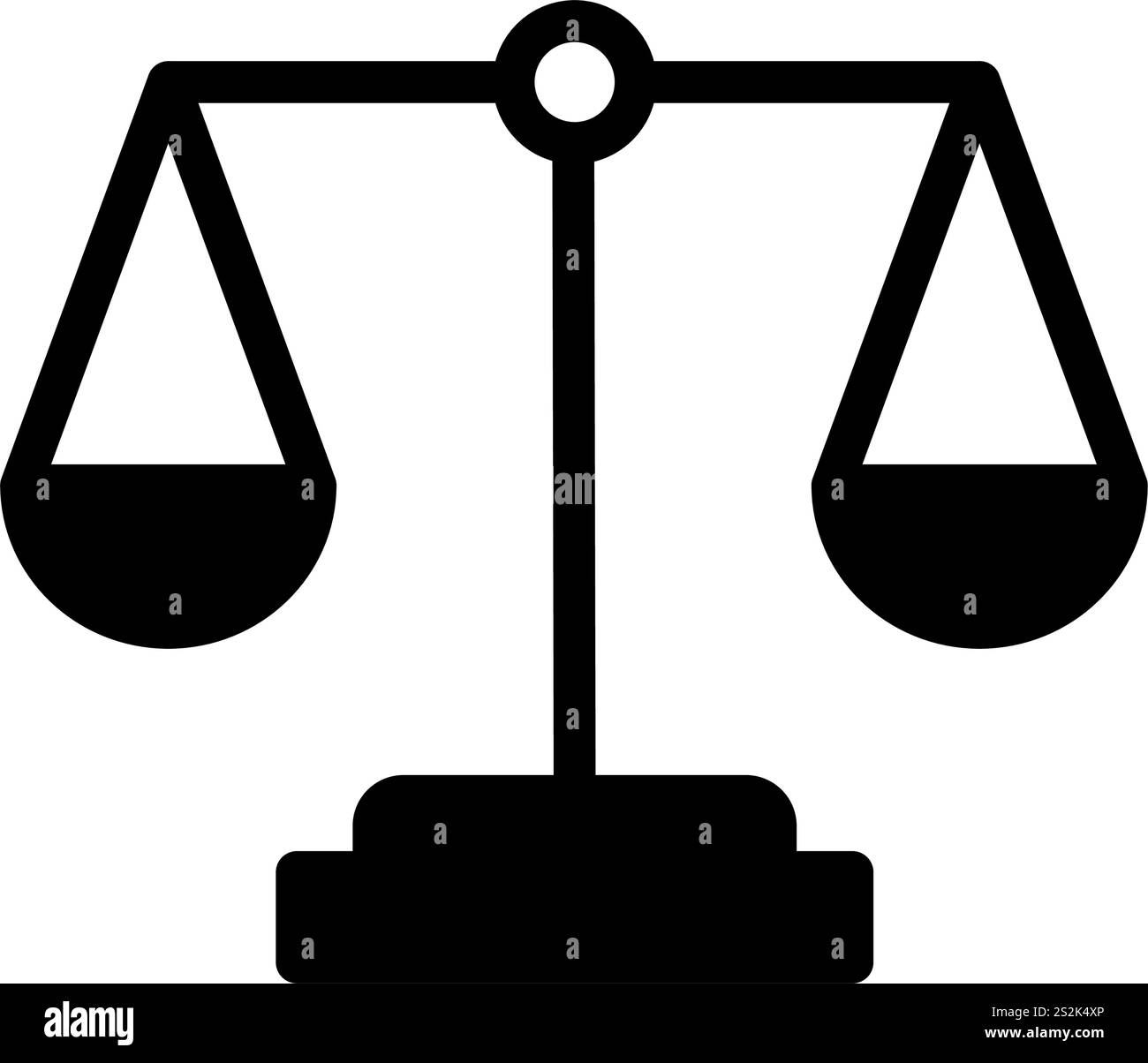 scales of justice - vector icon Stock Vector Image & Art - Alamy