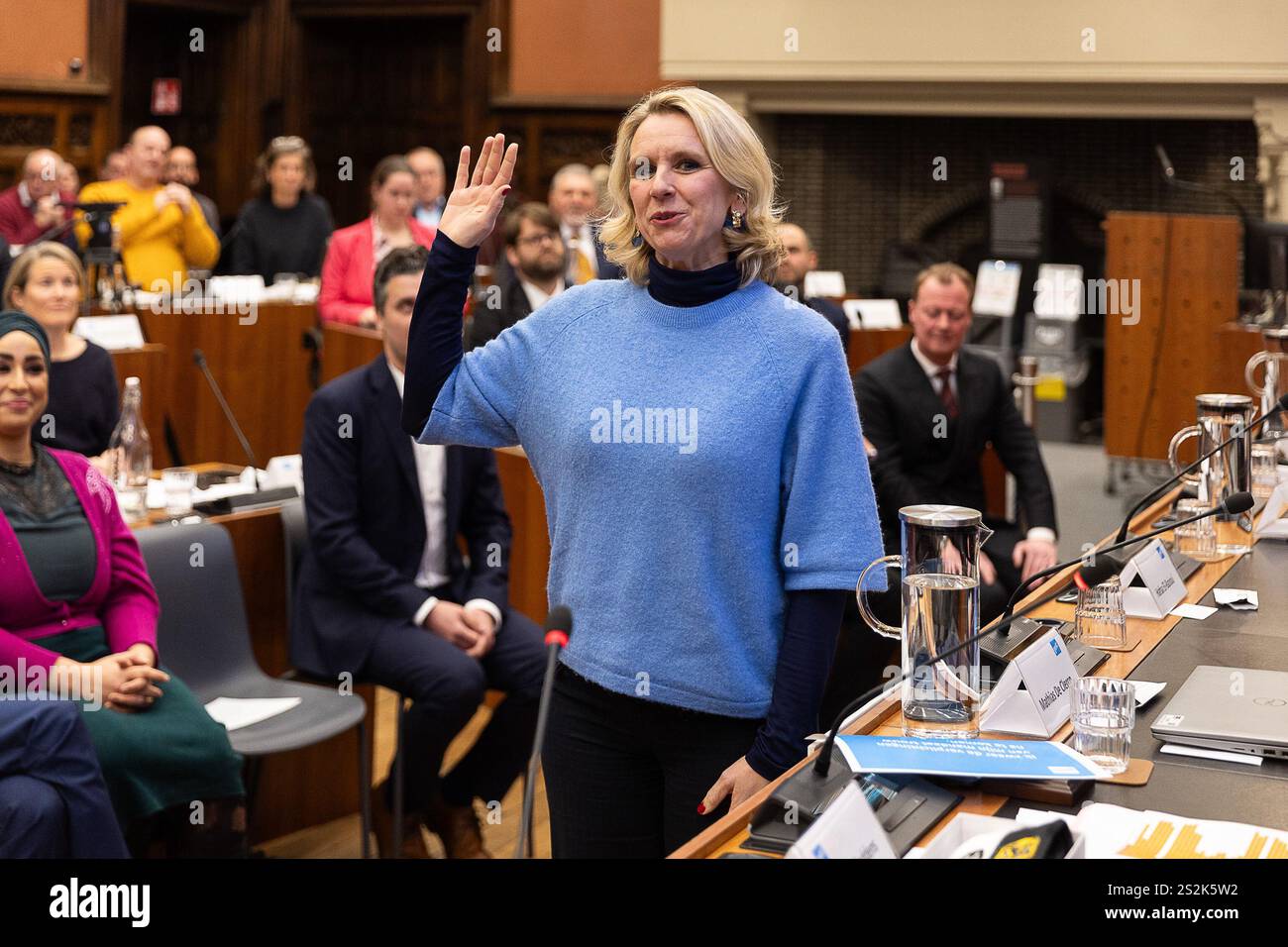 Gent, Belgium. 07th Jan, 2025. Gent alderwoman Open Vld Sofie Bracke ...