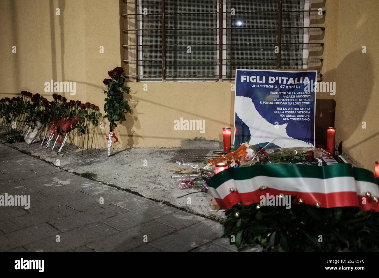 Rome, commemorative ceremony for the victims of the Acca Larentia ...
