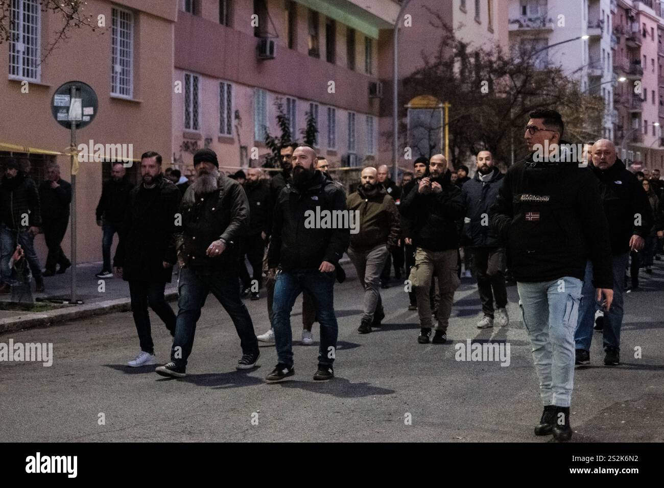Rome, commemorative ceremony for the victims of the Acca Larentia ...