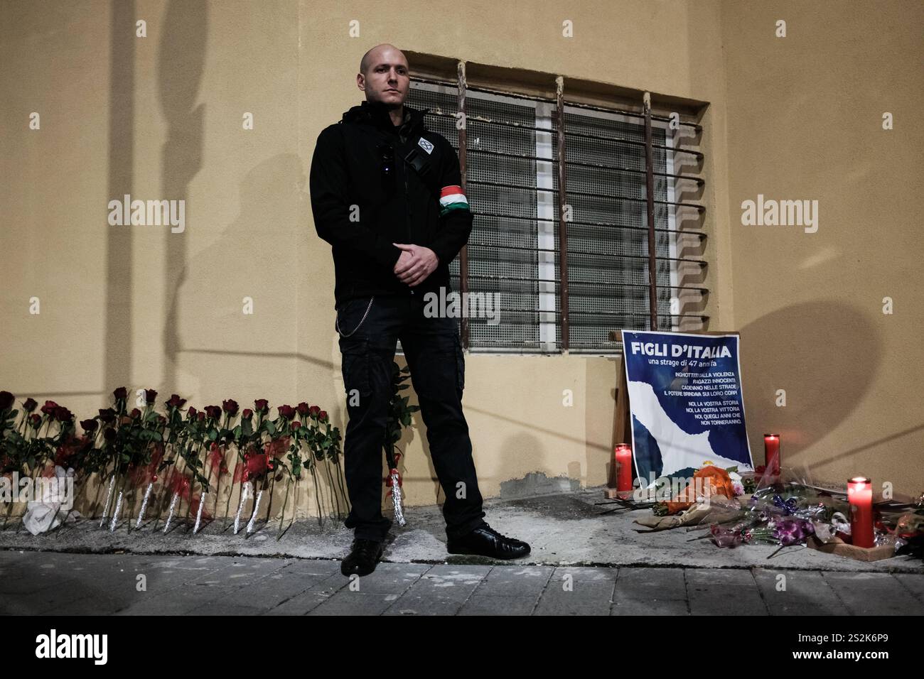 Rome, commemorative ceremony for the victims of the Acca Larentia ...