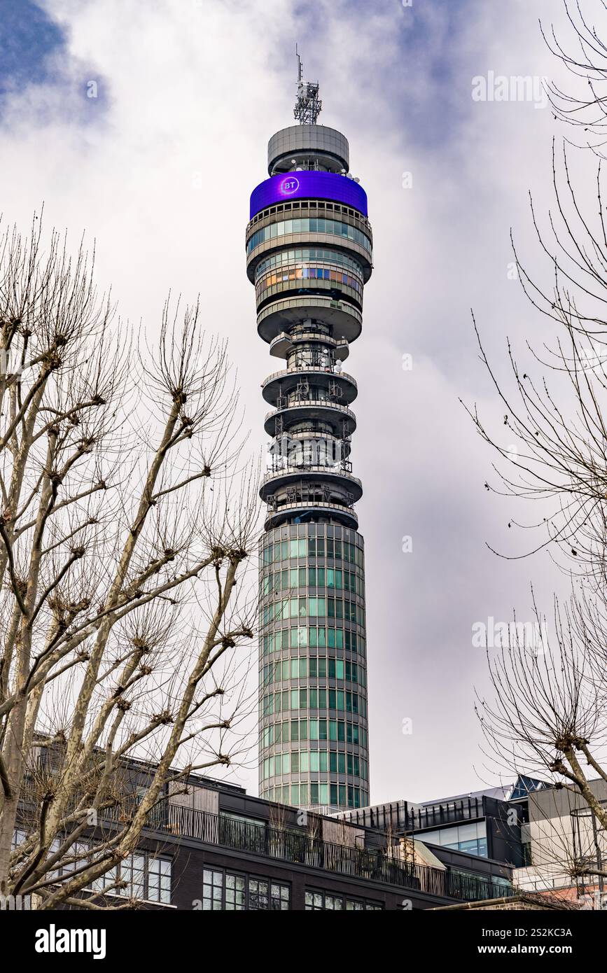 BT Tower (aka Post Office Tower), Fitzrovia, London, Greater London ...