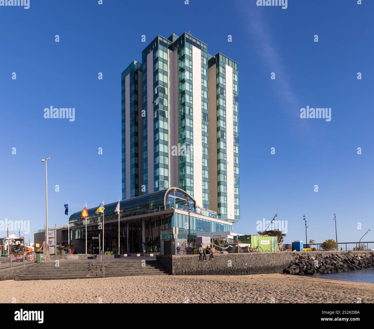 Arrecife Gran Hotel & Spa, Playa del Reducto, Lanzarote, Spain Stock ...