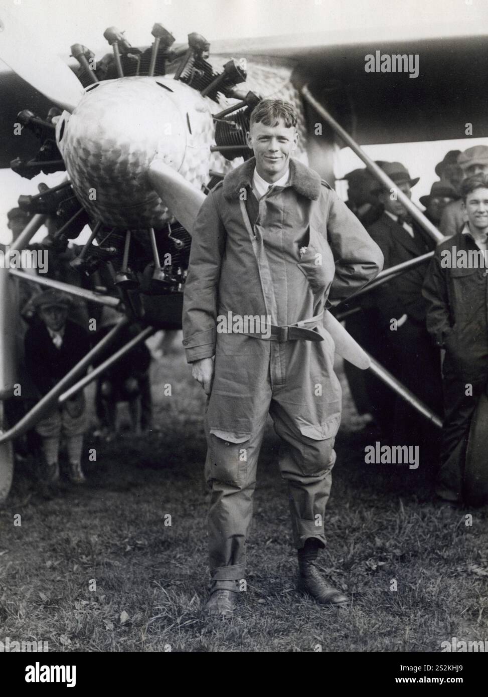 Charles Lindbergh , American aviation pioneer who was the first pilot ...