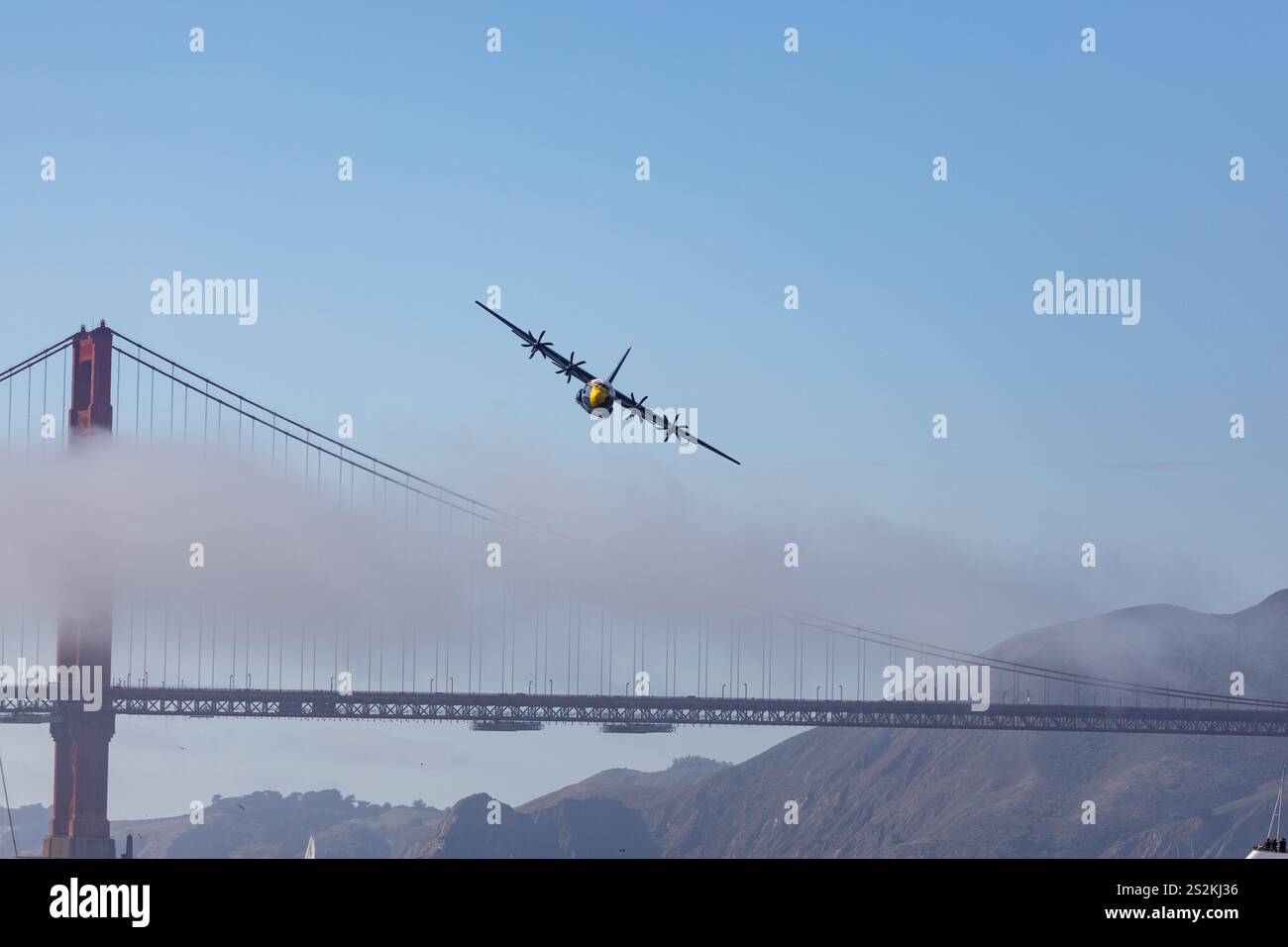 San Francisco, USA - October 14, 2024: Fleetweek airshow Blue Angels ...