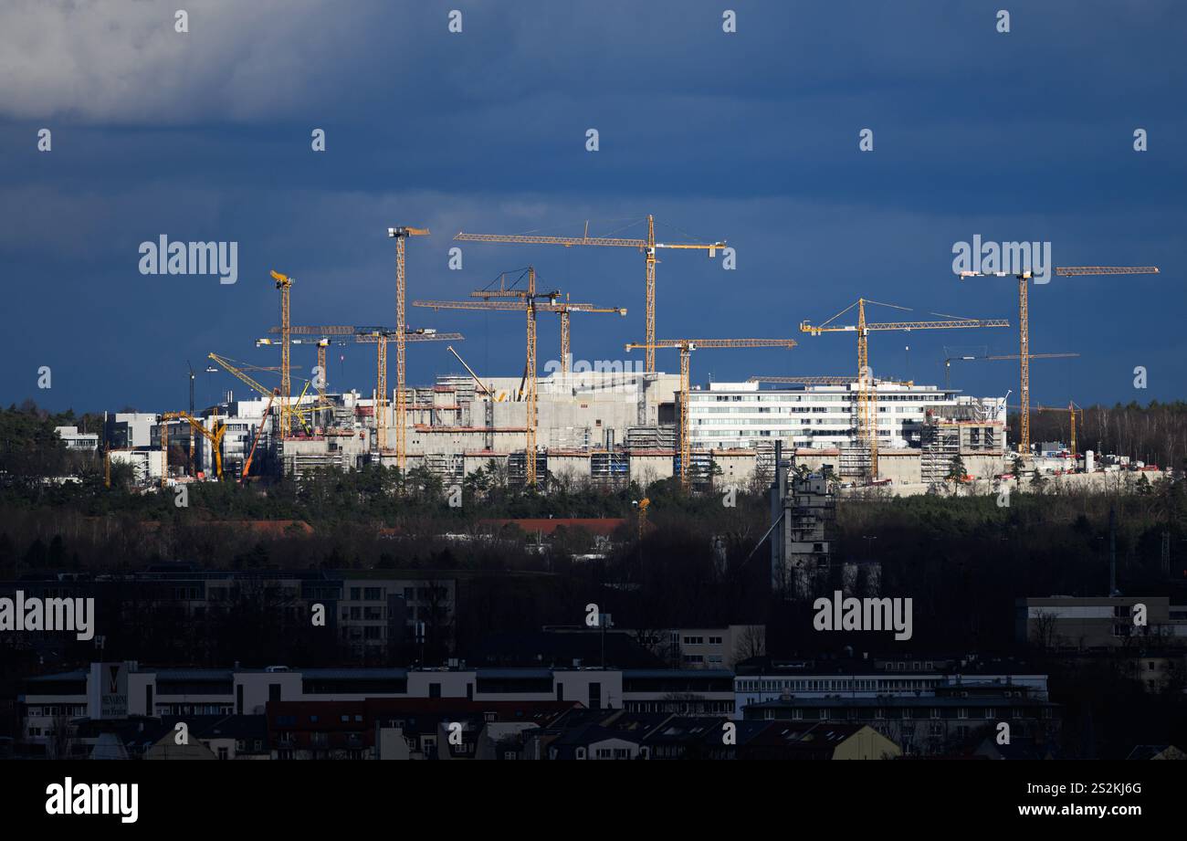 Dresden, Germany. 07th Jan, 2025. View of the construction site of ...