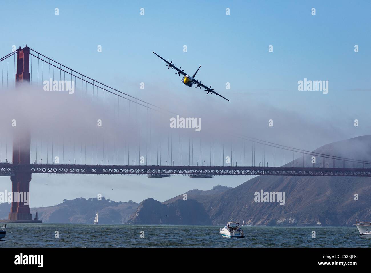 San Francisco, USA - October 14, 2024: Fleetweek airshow Blue Angels ...