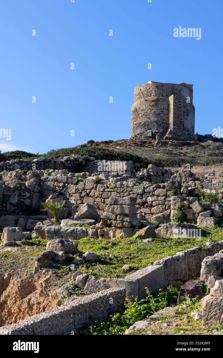 Archaeological site of tharros , San Giovanni di Sinis, Sardinia, italy ...