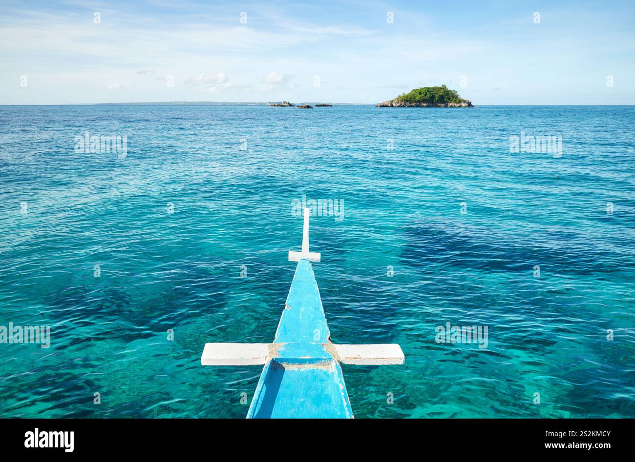 The bow of a bangka boat, travel concept, Philippines Stock Photo - Alamy