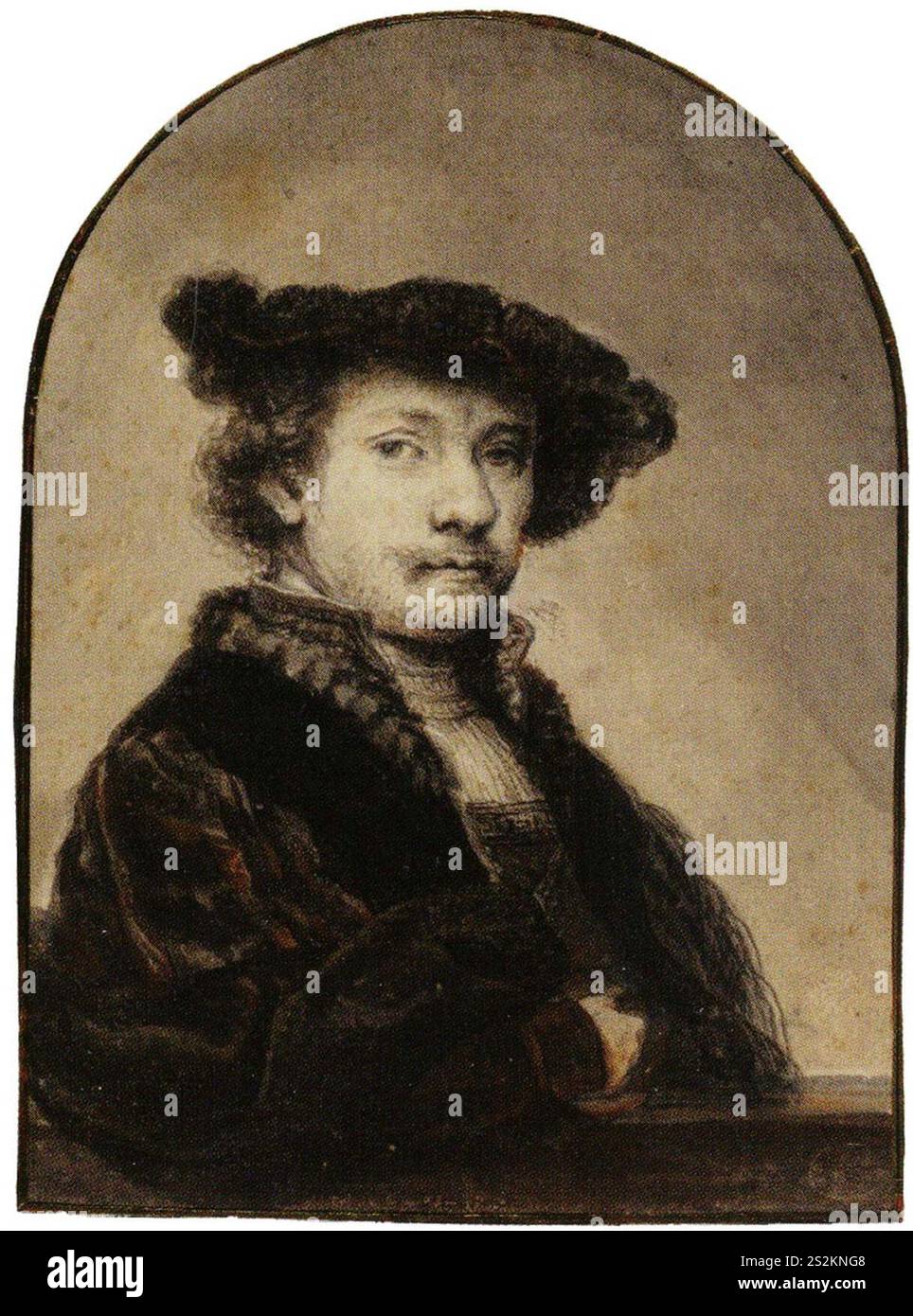 Ferdinand Bol - Portrait of Rembrandt (1640 Stock Photo - Alamy