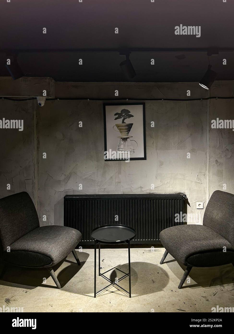 In trendy urban cafe two hi-res stock photography and images - Alamy