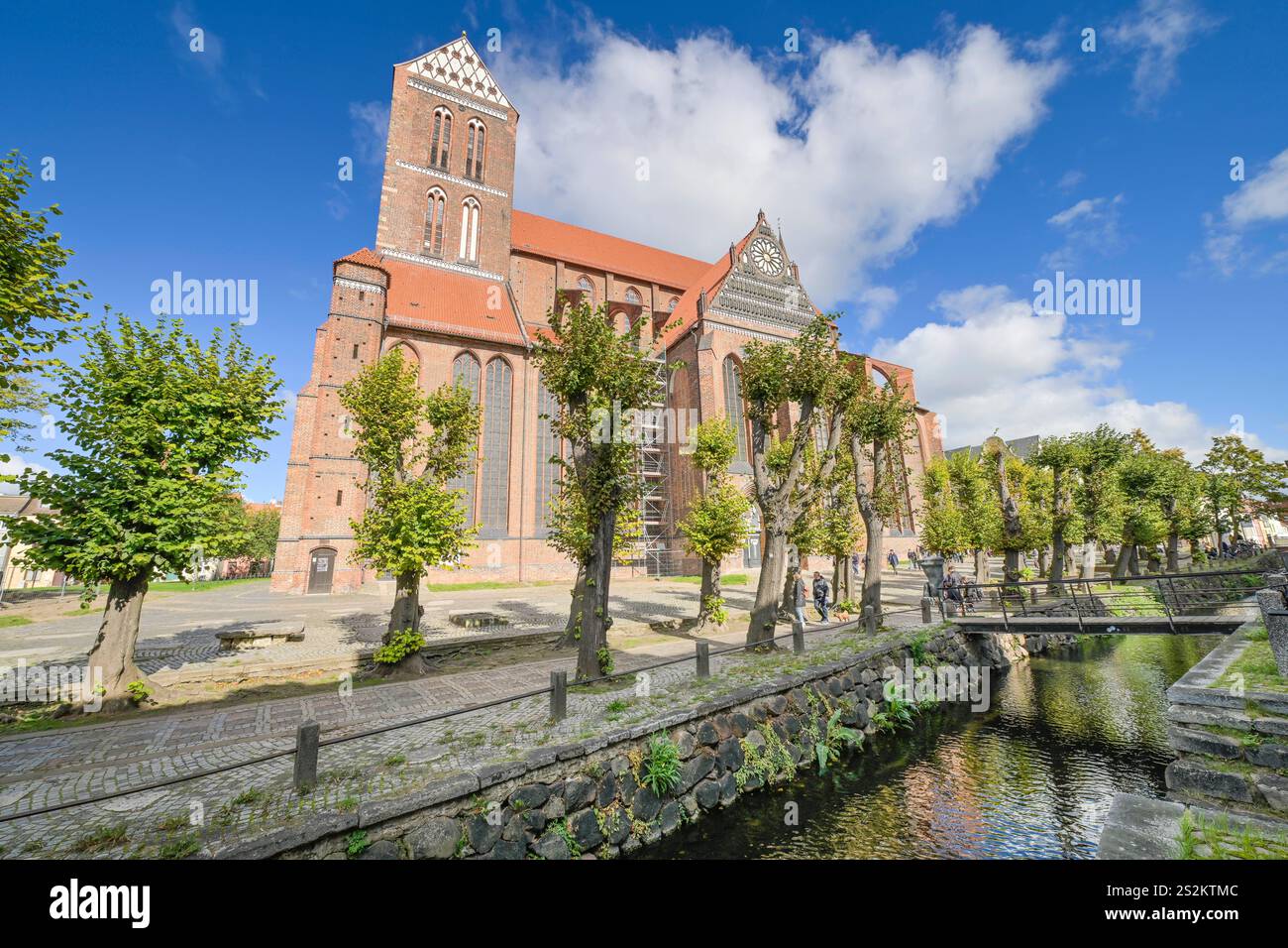 Kirche St. Nikolai, Frische Grube, Altstadt, Wismar, Mecklenburg ...