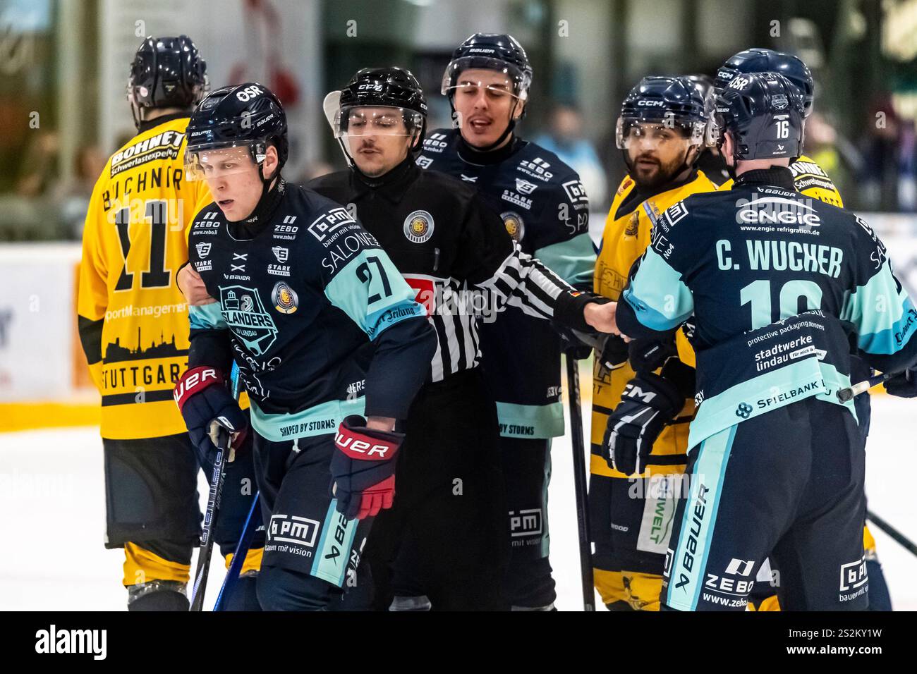 Tim Gorgenlaender (27, EV Lindau Islanders) GER, EV Lindau Islanders vs ...