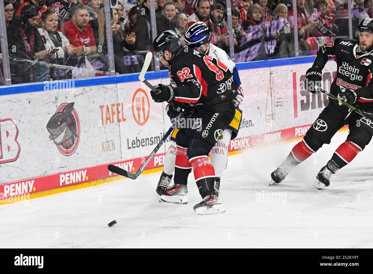 Eishockey DEL -24/25 27. Spieltag: Kölner Haie vs Eisbären Berlin am 21.02.2024 im in der ...