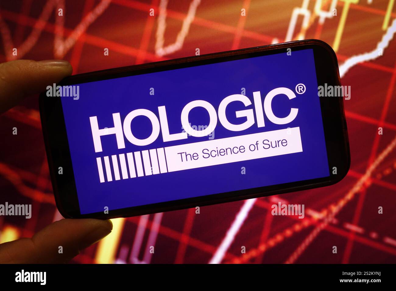Poland. 6th Jan, 2025. In this photo illustration, the Hologic company ...