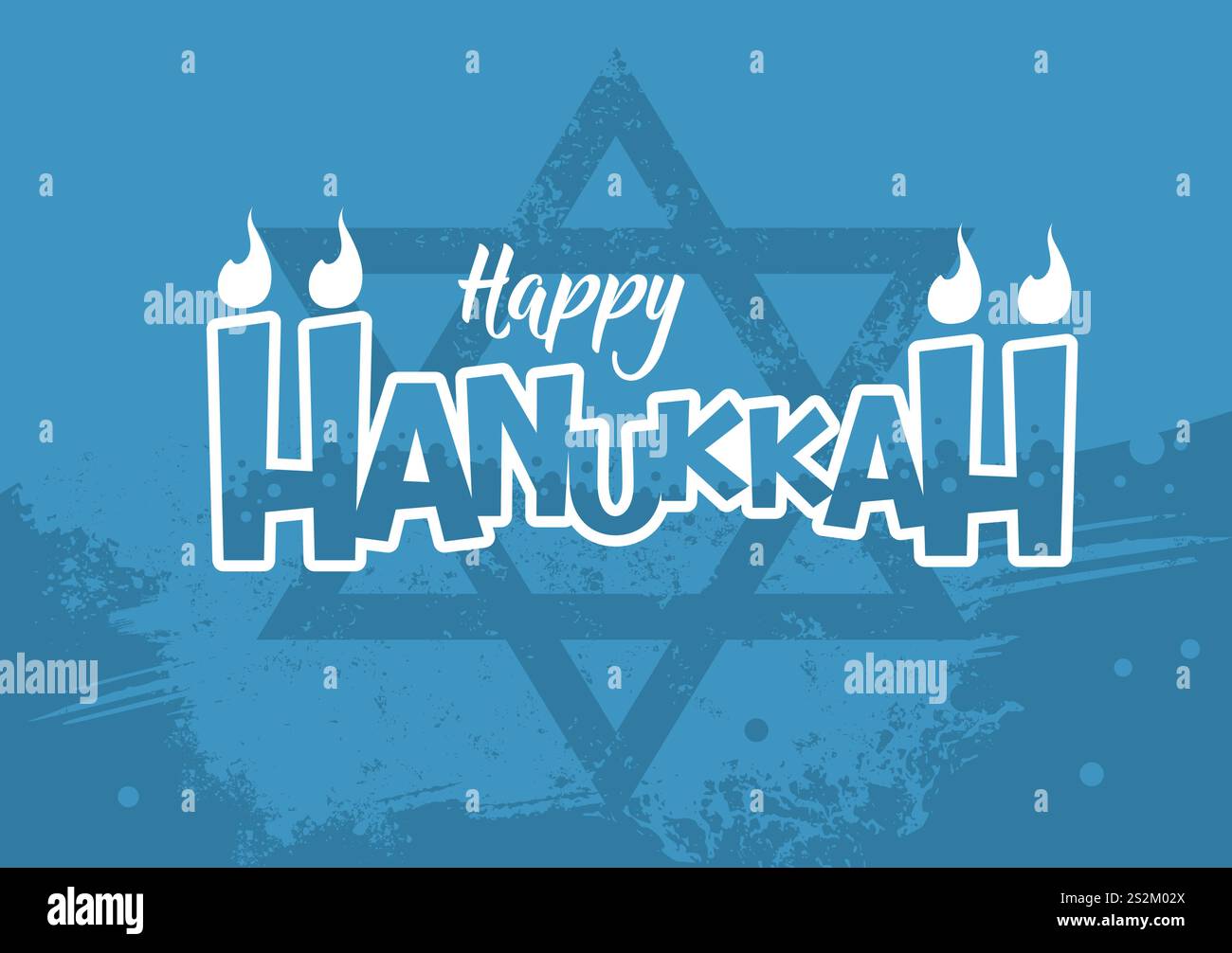 Happy Hanukkah banner, card , vector illustration Stock Vector Image ...