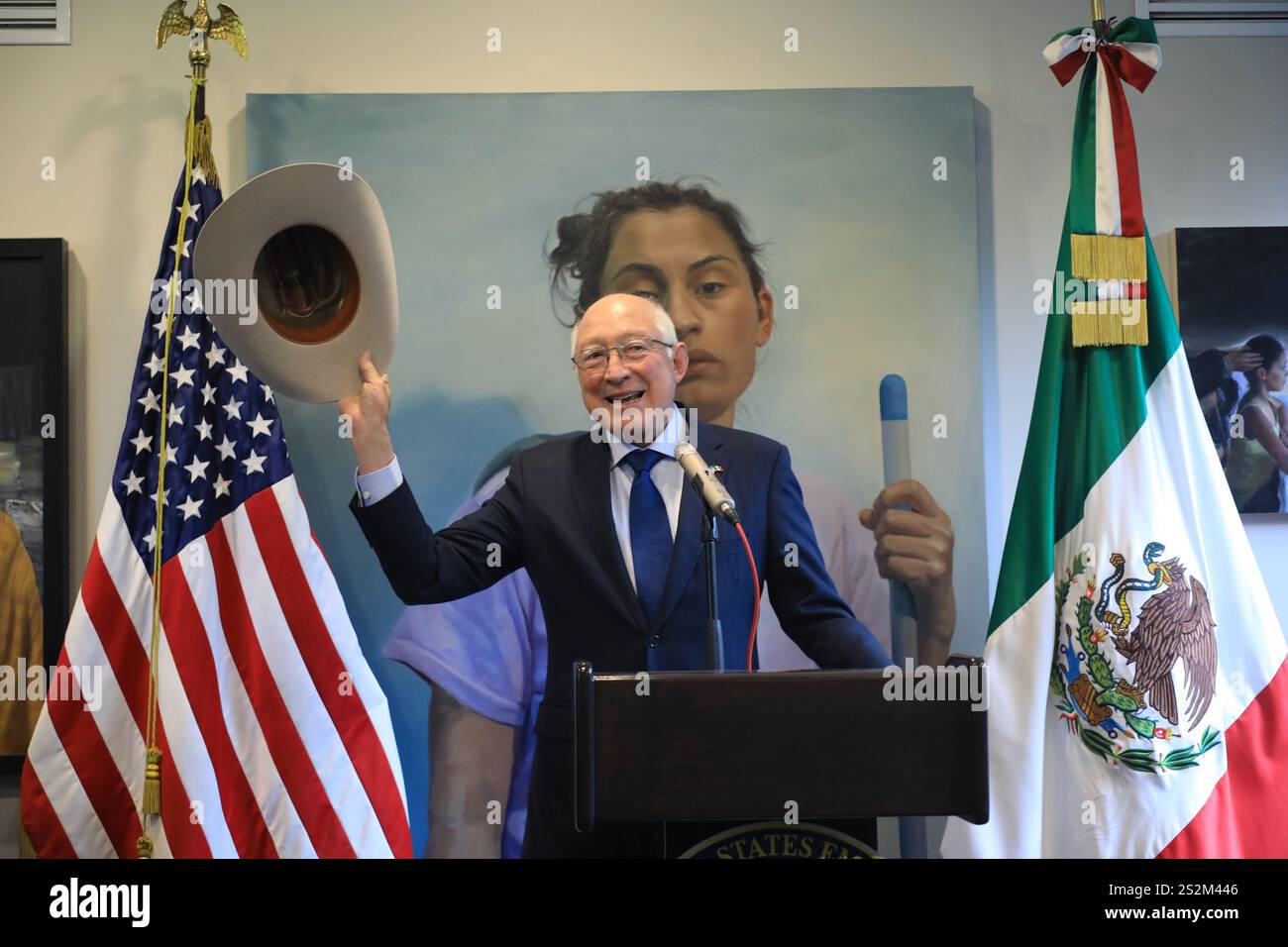 Mexico City, Mexico. 06th Jan, 2025. Outgoing U.S. Ambassador to Mexico ...