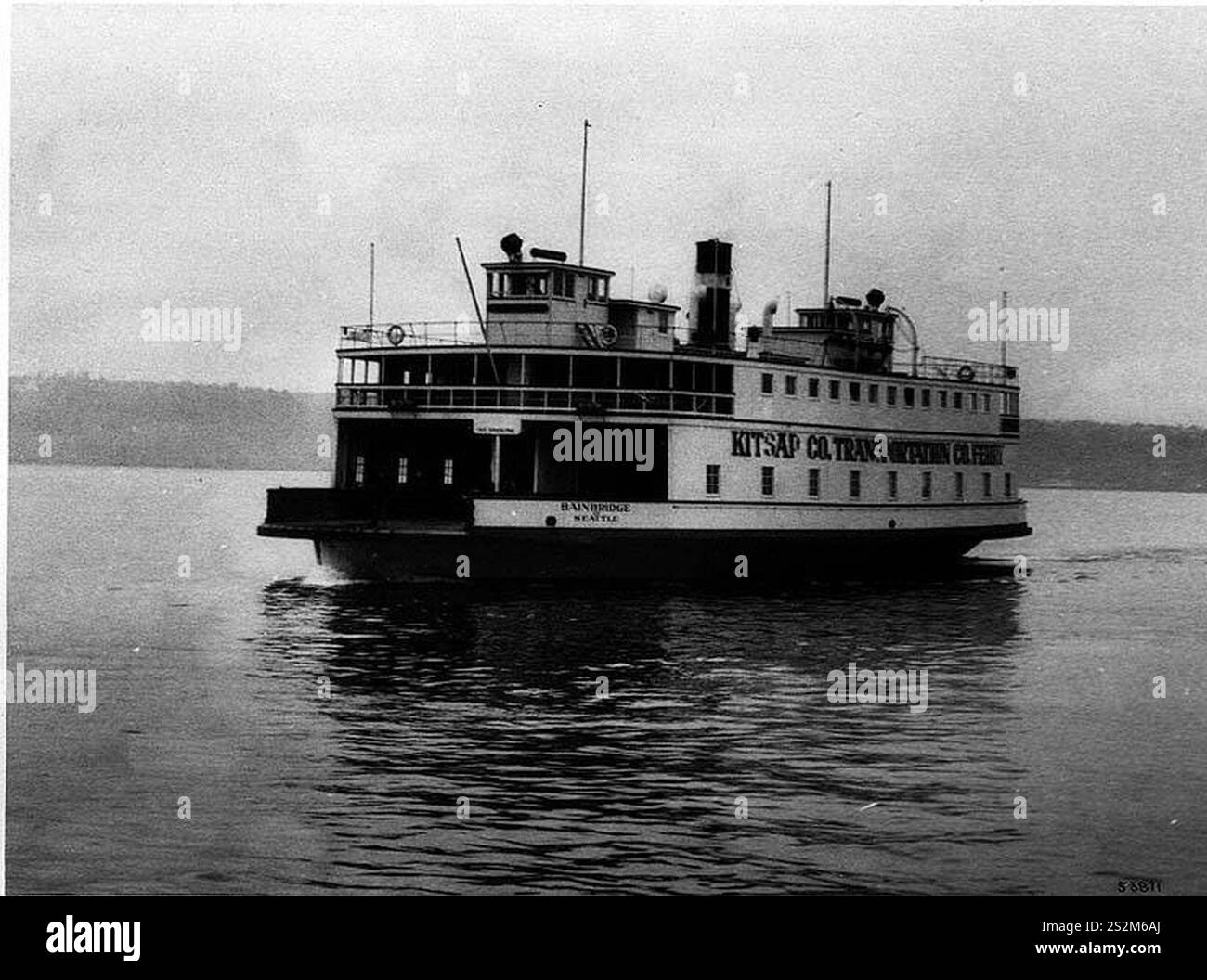 Ferry BAINBRIDGE of the Kitsap County Transportation Co, built for use ...