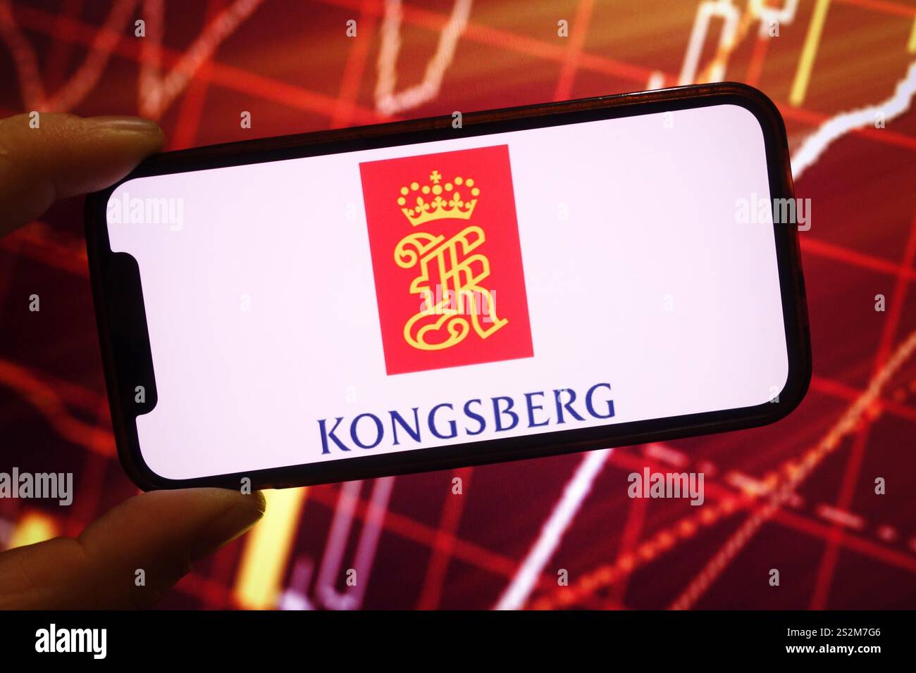 Poland. 06th Jan, 2025. In this photo illustration, the Kongsberg ...