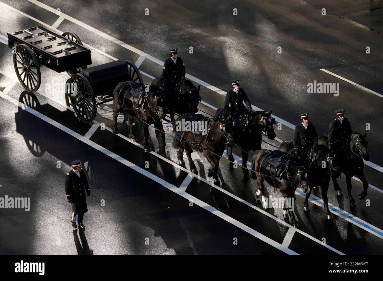 Washington, United States Of America. 07th Jan, 2025. A horse-drawn ...