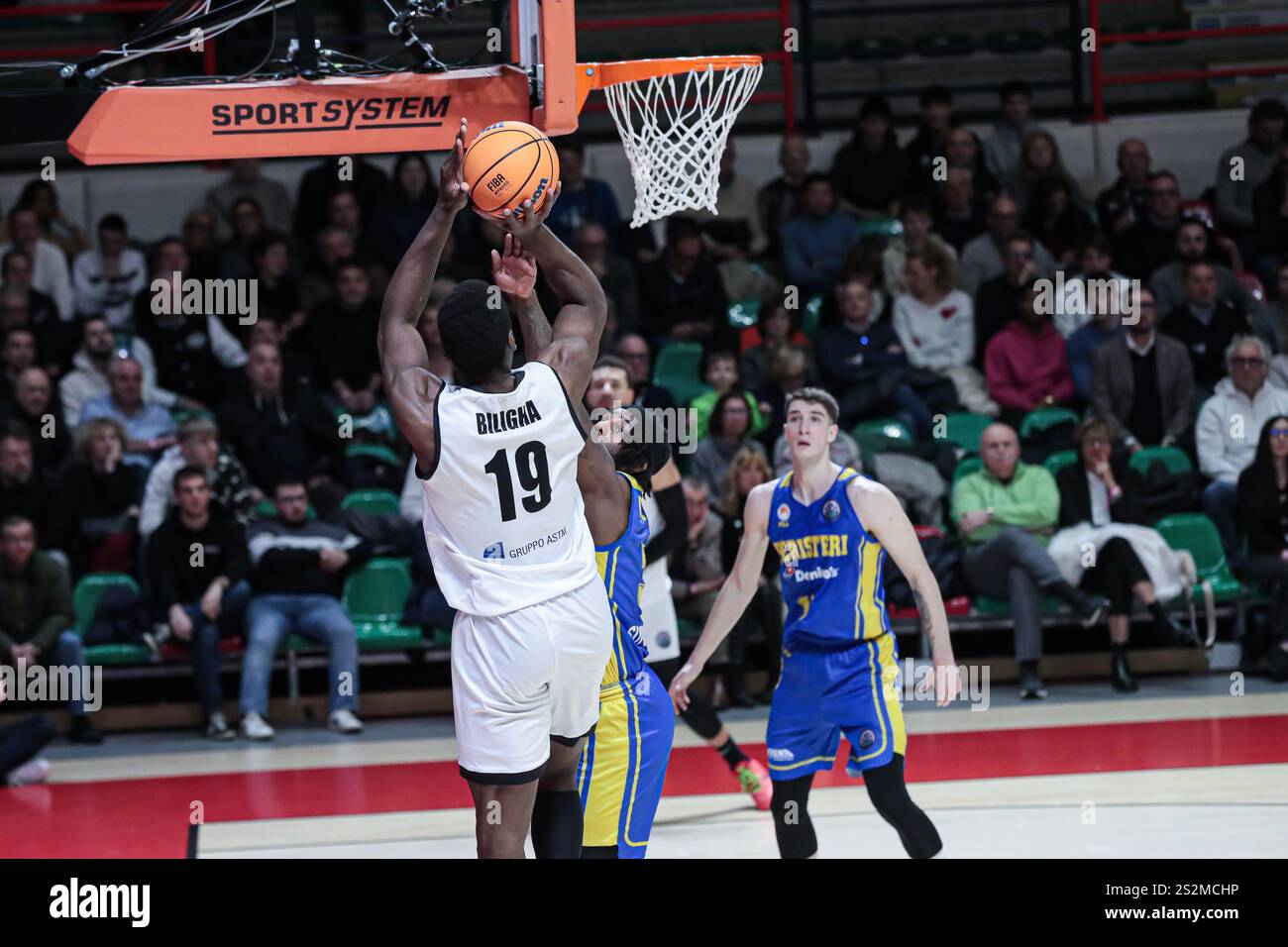 Casale Monferrato, Italy. 07th Jan, 2025. #19 Biligha Paul Stephan ...
