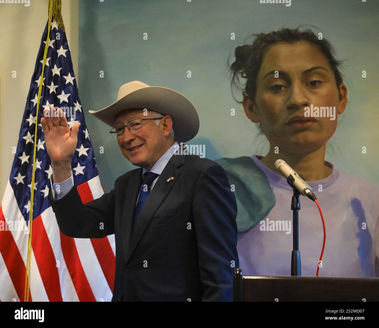 Mexico City, Mexico. 06th Jan, 2025. Outgoing U.S. Ambassador to Mexico ...