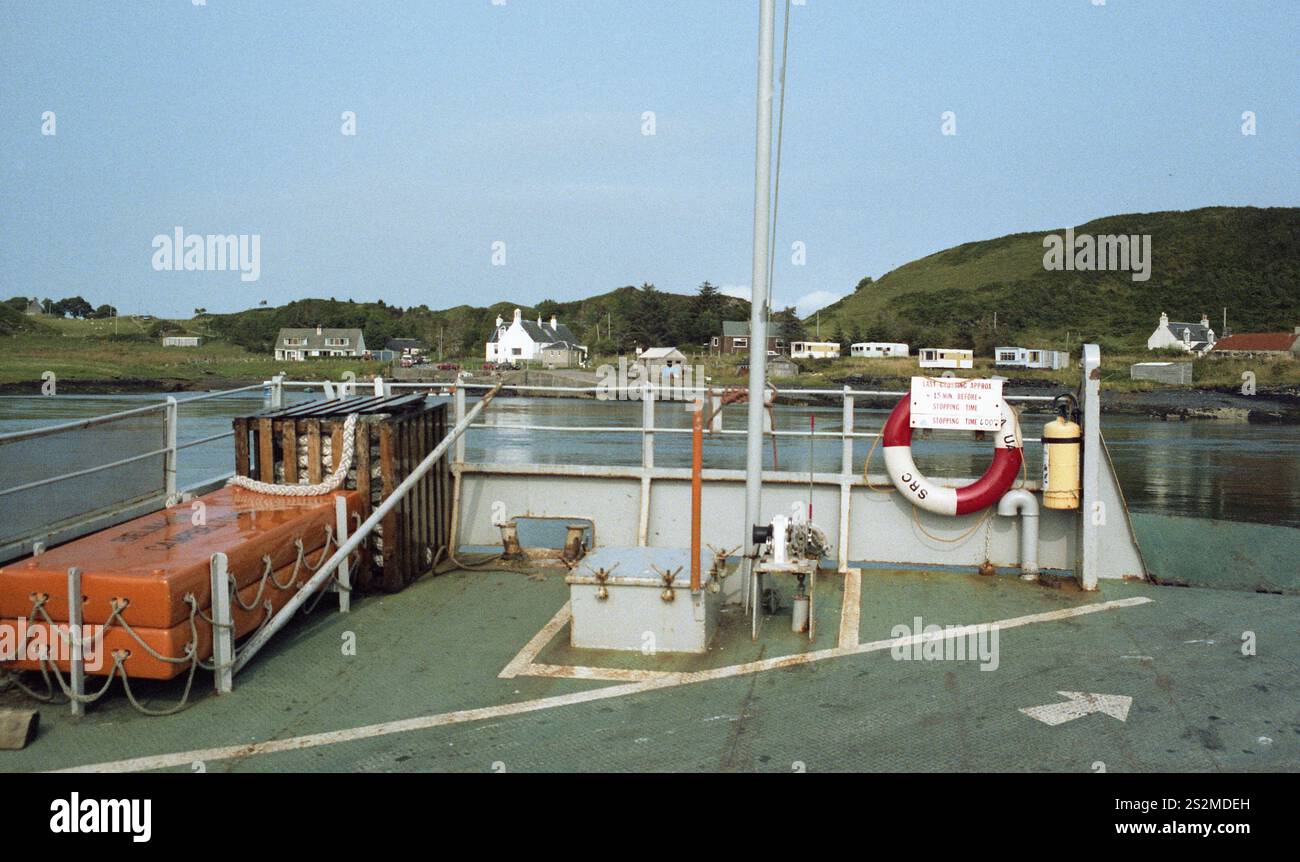 M.V. Belnahua Ferry, Islay, Hebrides, Scotland, 1983 Stock Photo - Alamy