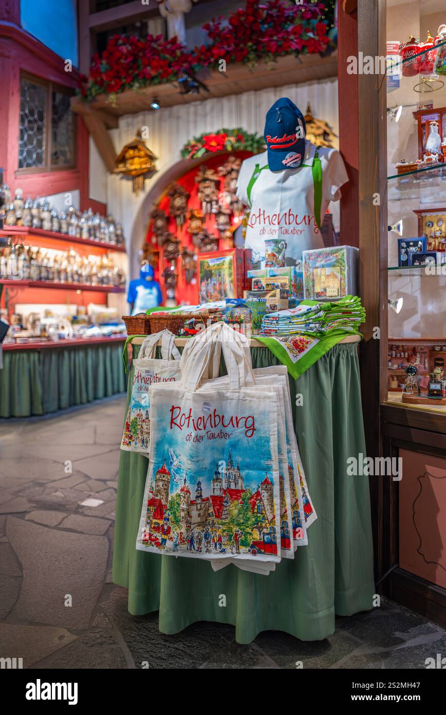 Rothenburg ob der Tauber, Germany - August 8, 2024: Interior of Kathe ...
