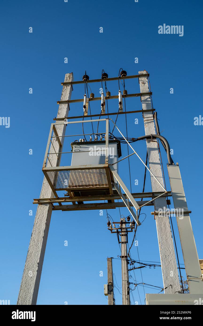 power transmission generator Stock Photo - Alamy