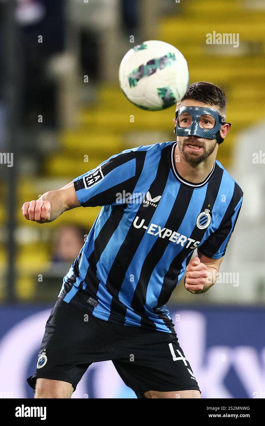 Brugge, Belgium. 07th Jan, 2025. Club's Brandon Mechele pictured in ...