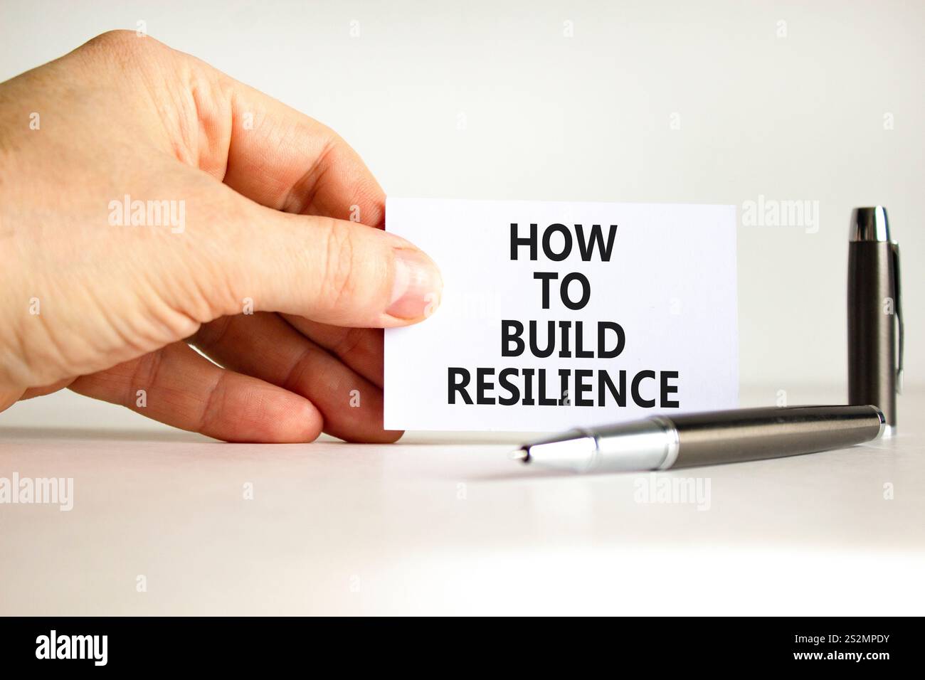 How to build resilience symbol. Concept words How to build resilience ...
