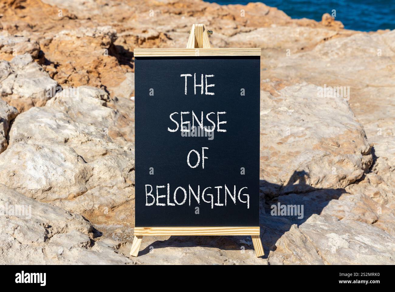 The sense of belonging symbol. Concept words The sense of belonging on ...