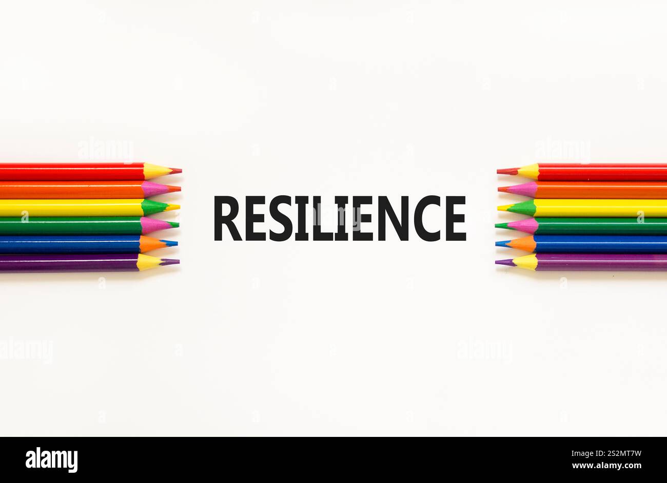 Resilience symbol. Concept word Resilience on beautiful white paper ...