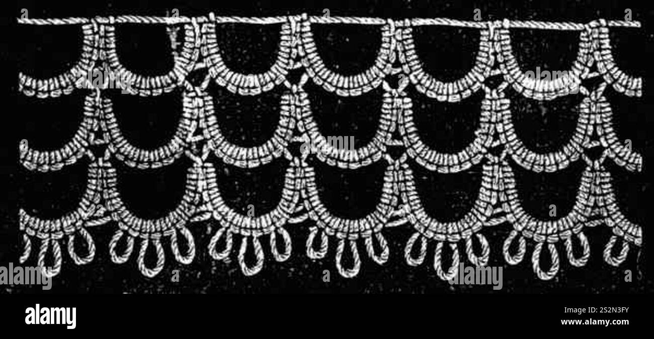 Fig. 503. Tatted edging in three rows Stock Photo - Alamy