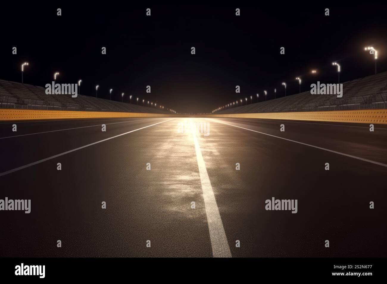 Race track finish line. Winner arena. Generate Ai Stock Photo - Alamy