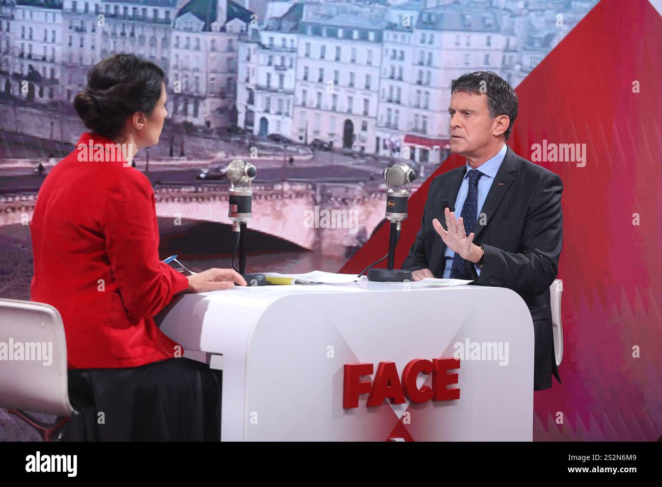 Exclusive - France's Minister of Overseas Manuel Valls is interviewed ...