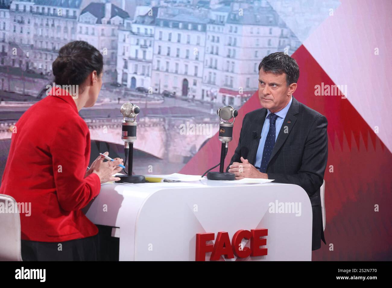 Exclusive - France's Minister of Overseas Manuel Valls is interviewed ...