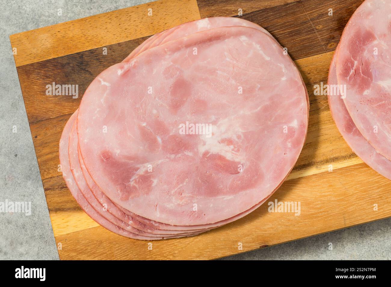 Organic Smoked Cold Cuts Deli Meat Ham Ready to Eat Stock Photo - Alamy