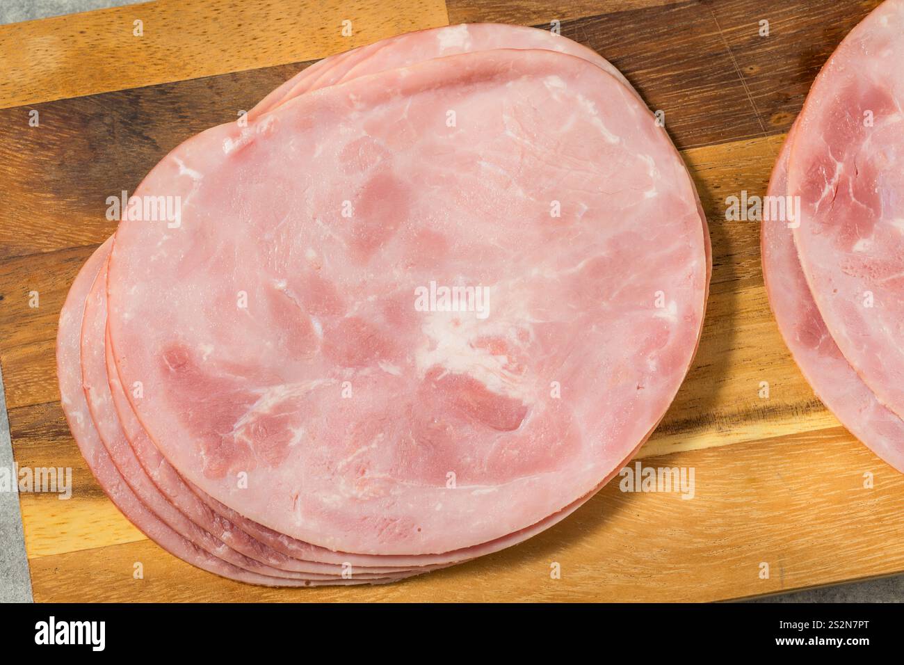 Organic Smoked Cold Cuts Deli Meat Ham Ready to Eat Stock Photo - Alamy