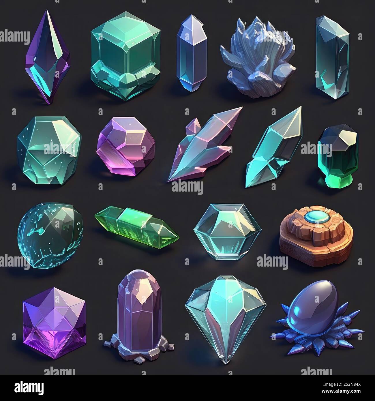 jewel game crystal gem ai generated. background design, jewelry blue ...