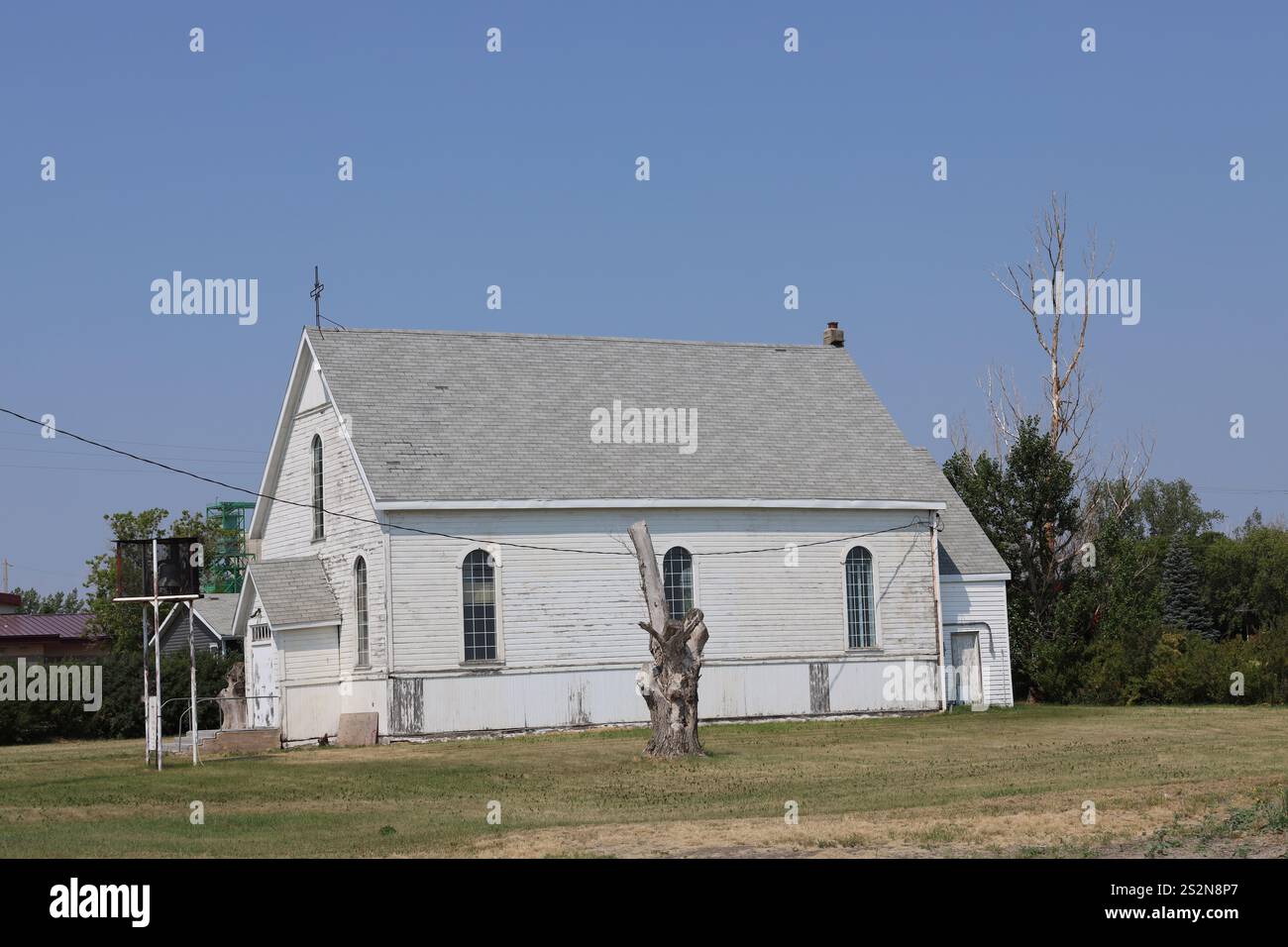 Stone church under clear hi-res stock photography and images - Alamy