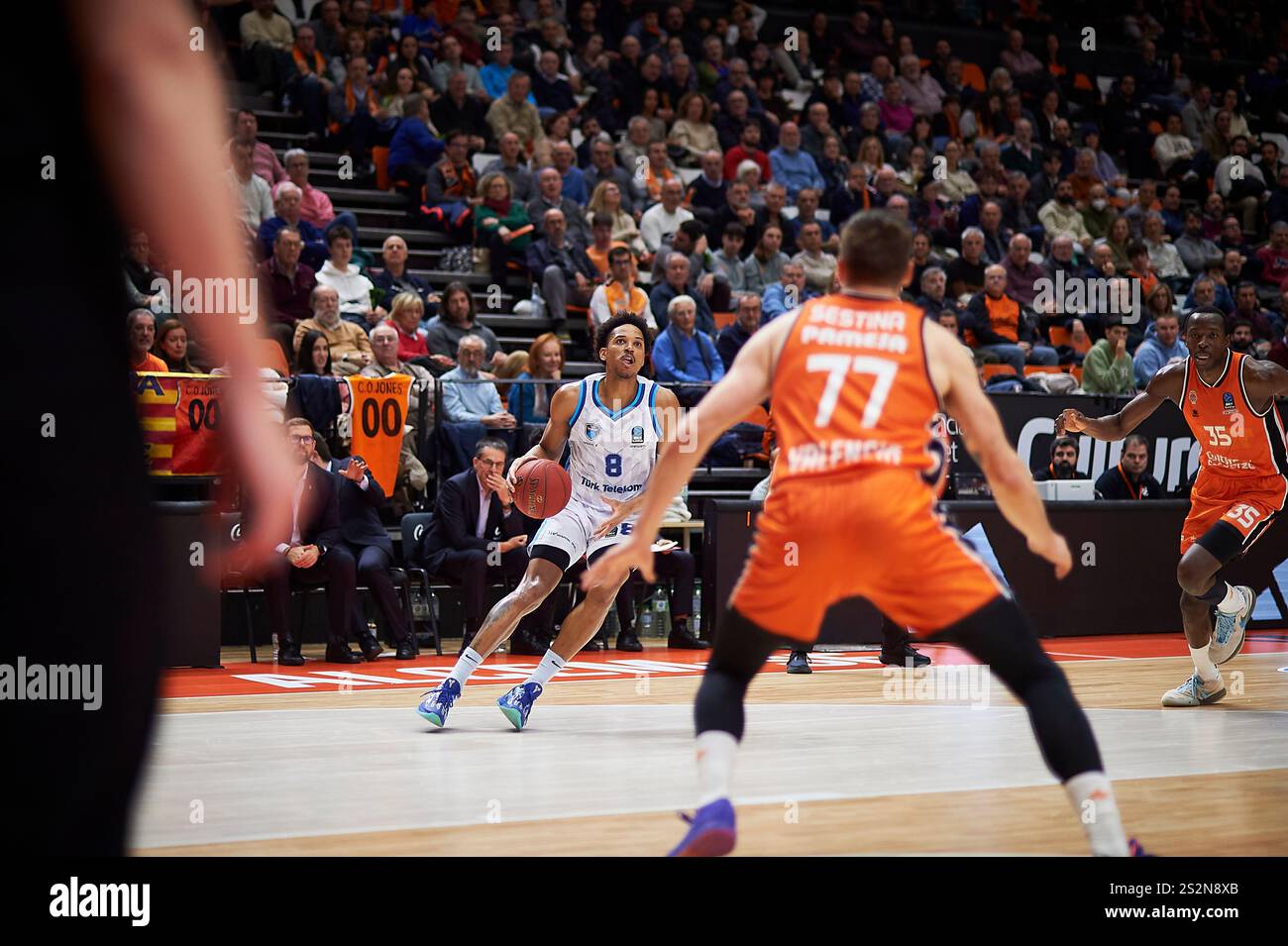 Anthony Brown of Turk Telekom Ankara seen in action during the BKT ...